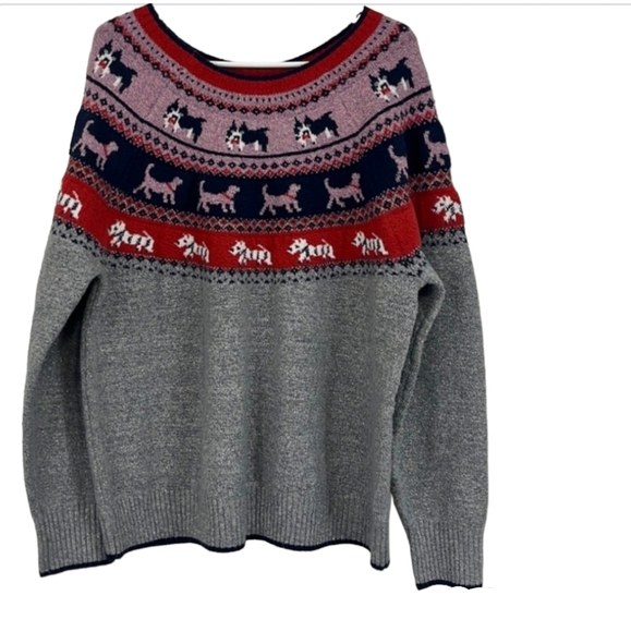 Holiday Time | Sweaters | Holiday Time Dog Fair Isle Knit Christmas ...